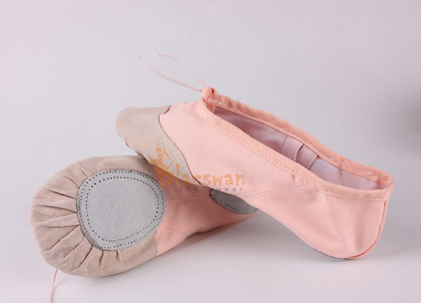 Leather Toe Split Sole Ballet Shoes BS15